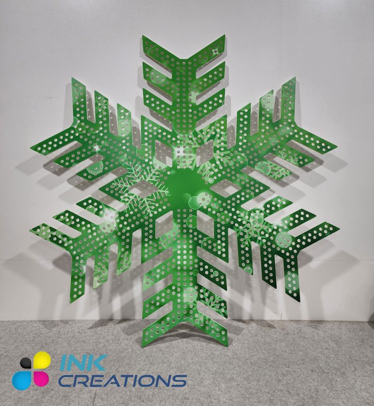 Arrow Snowflake - Ink Creations | Digital Printing | Christmas Light Props