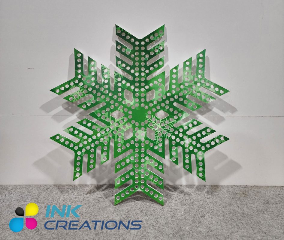 Arrow Snowflake - Ink Creations | Digital Printing | Christmas Light Props
