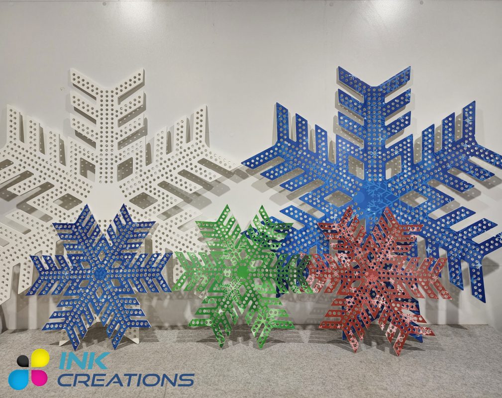 Arrow Snowflake - Ink Creations | Digital Printing | Christmas Light Props