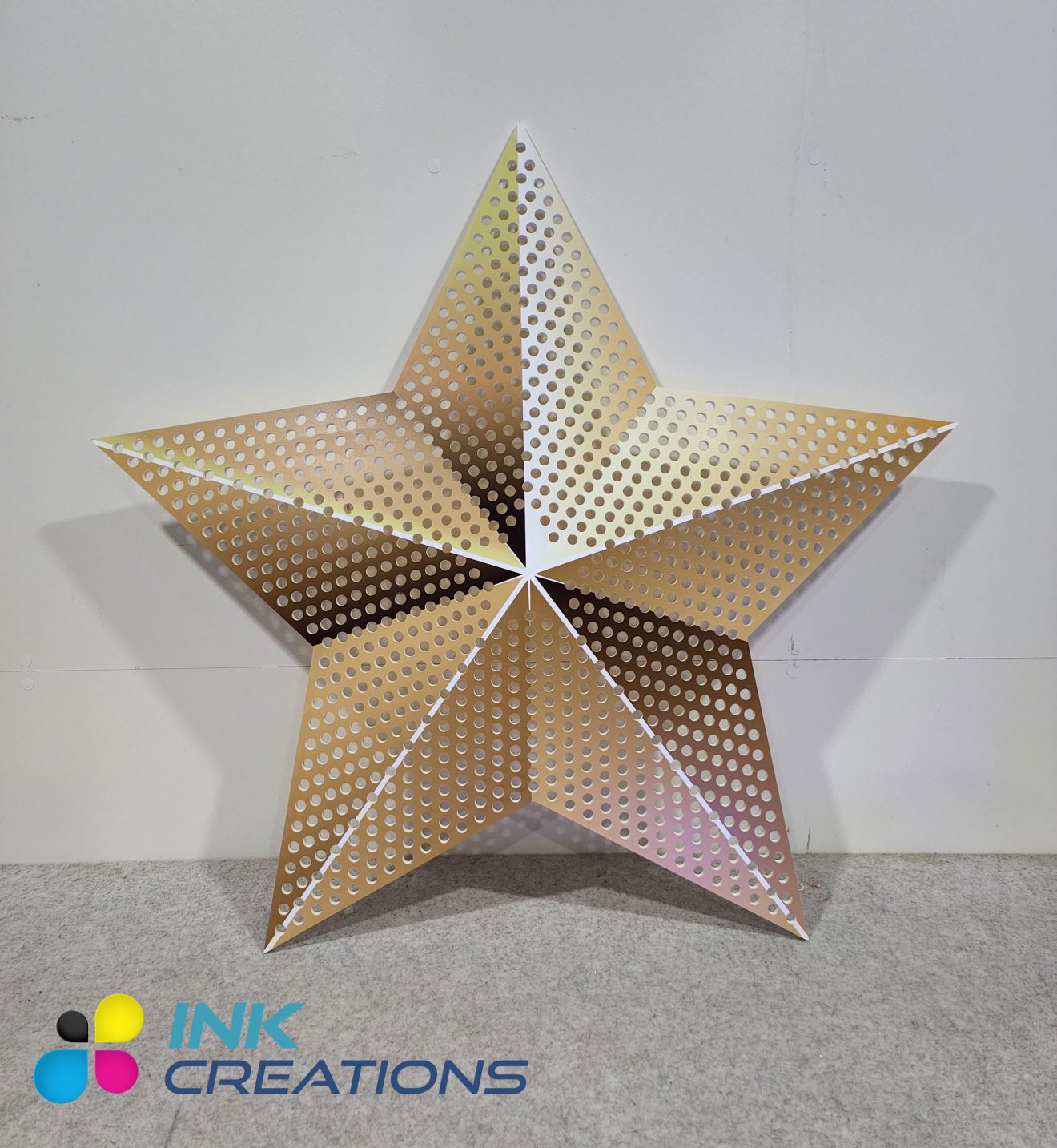 Modern Star - Ink Creations | Digital Printing | Christmas Light Props