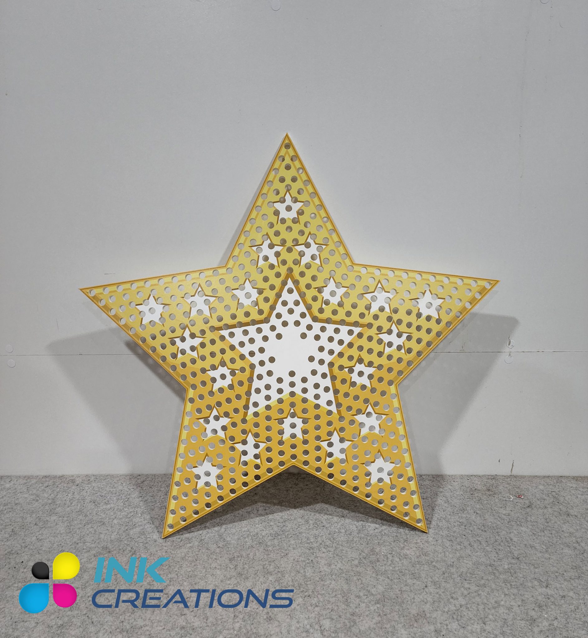 Modern Star - Ink Creations | Digital Printing | Christmas Light Props