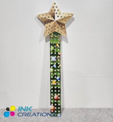 Star Pole - Ink Creations | Digital Printing | Christmas Light Props