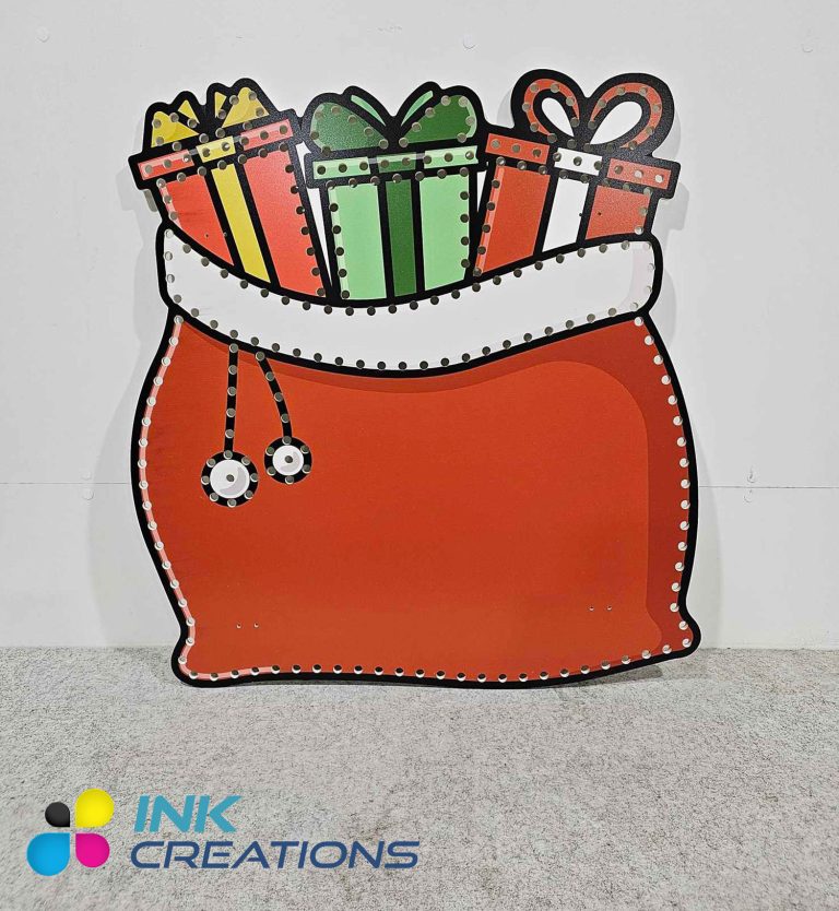 Santa's Sack - Ink Creations | Digital Printing | Christmas Light Props