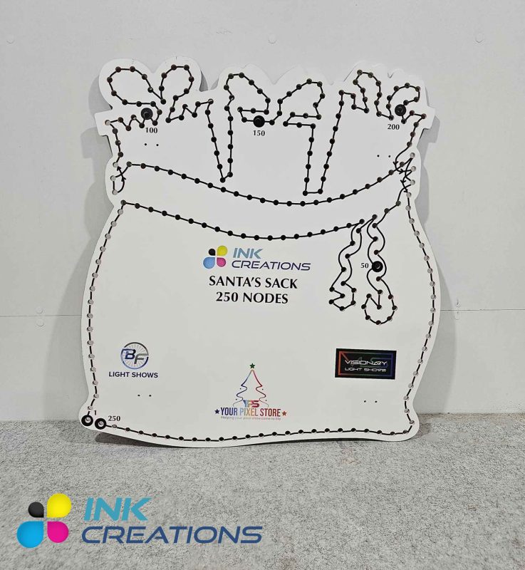 Santa's Sack - Ink Creations | Digital Printing | Christmas Light Props